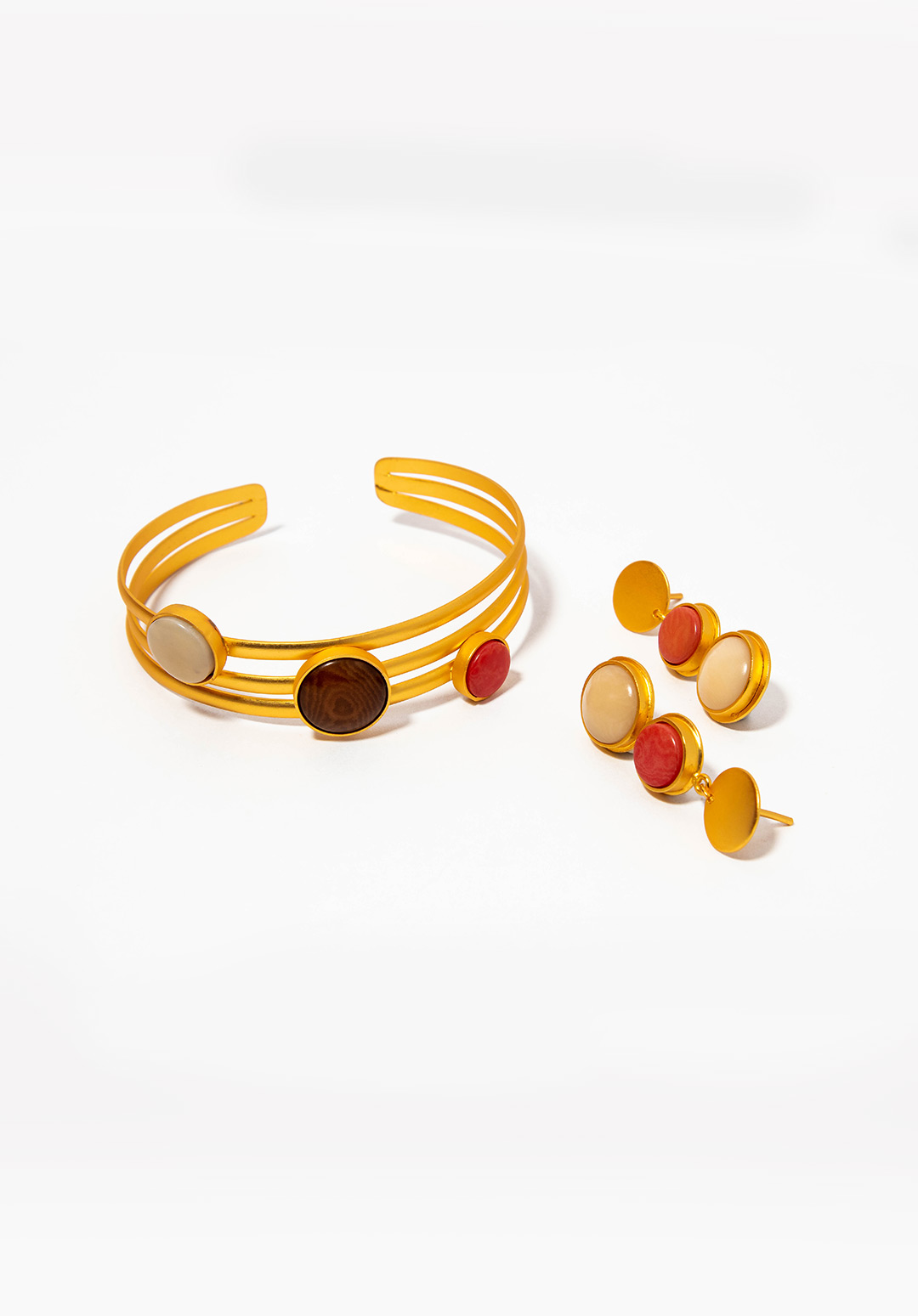 Juego pulsera Tres lineas – Xmara Joyería Natural